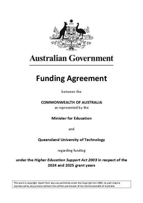 Queensland University of Technology - Department of Education, Australian Government